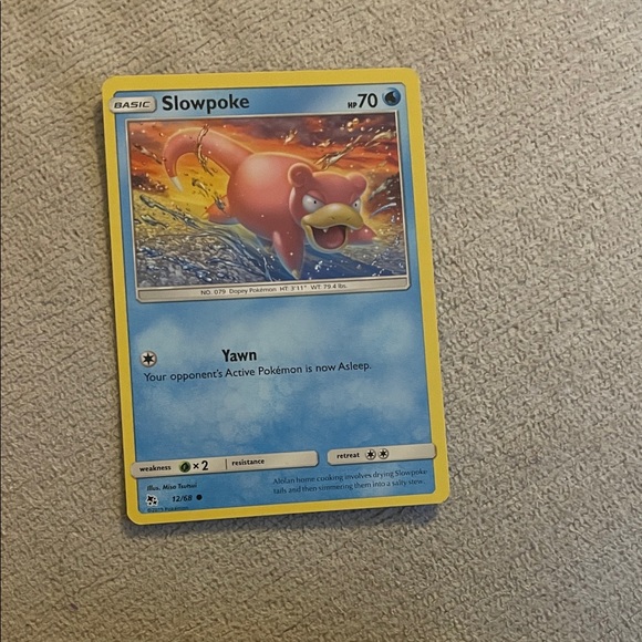 Pokemon | Toys | Slowpoke Pokmon Card | Poshmark
